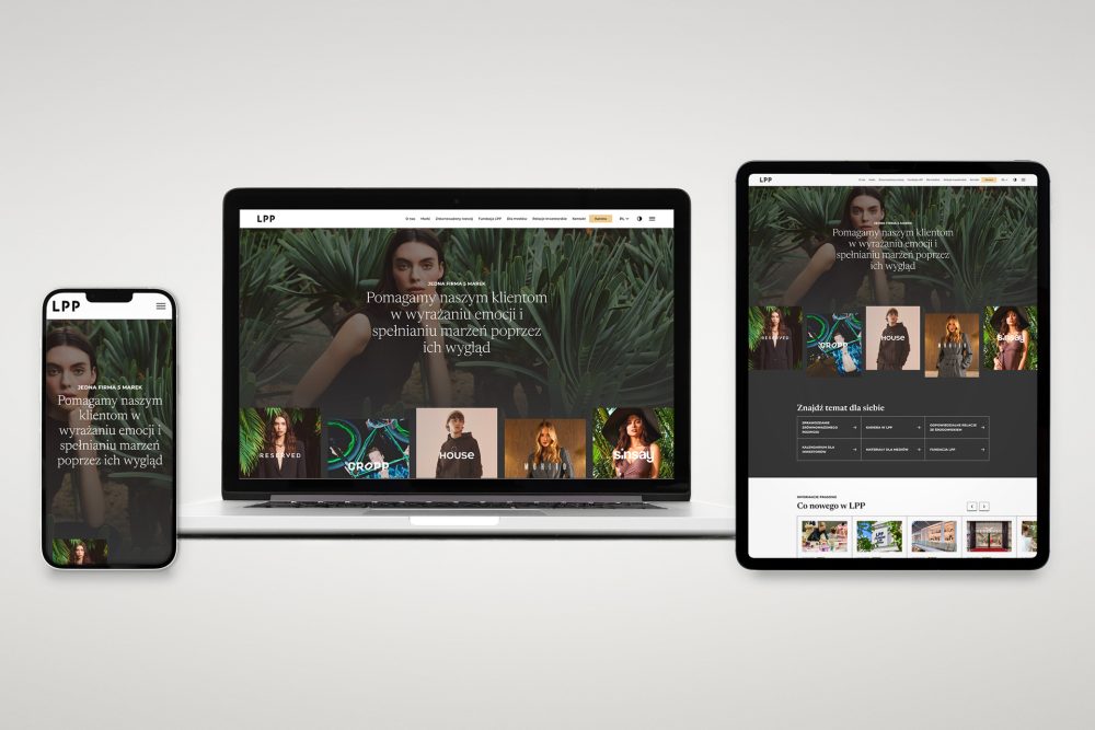 LPP with a revamped website - The official website of LPP SA