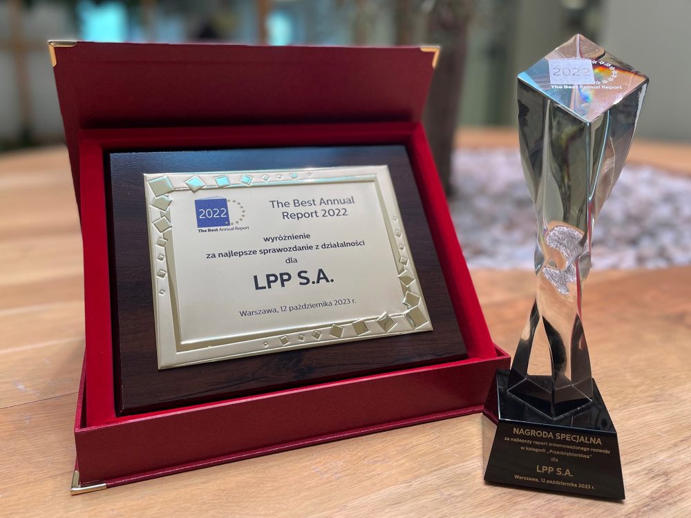LPP annual reports with awards - The official website of LPP SA